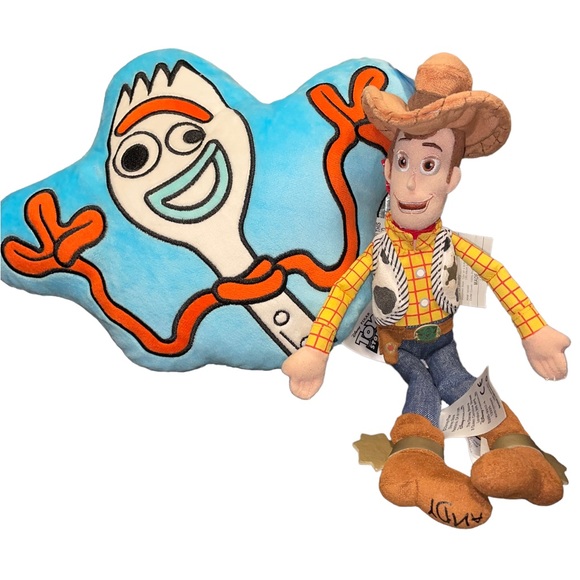Disney | Toys | Pixar Disney Toy Story Forky Nogginz Pillow Cowboy ...